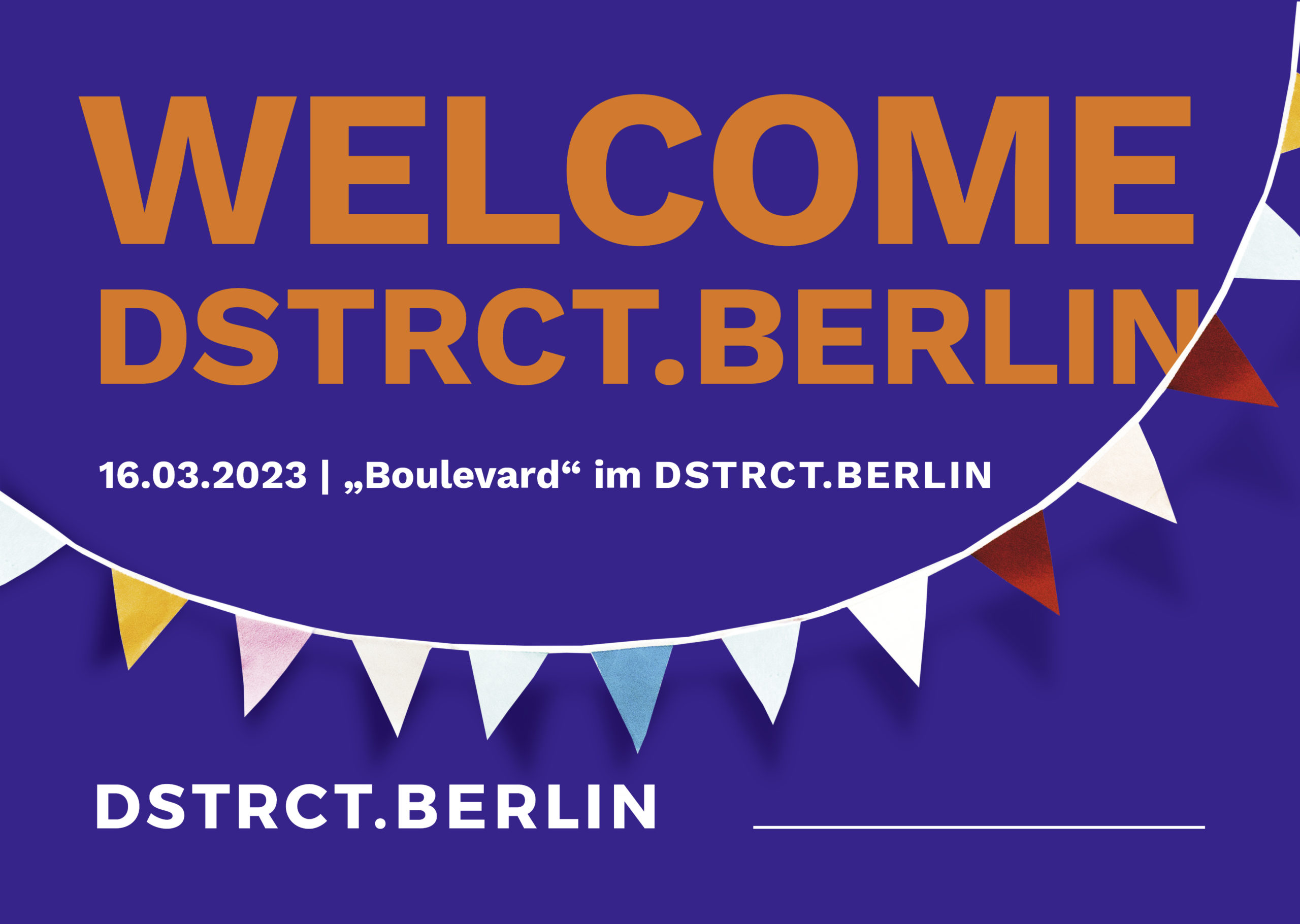 Welcome DSTRCT Berlin Event Am 16 M rz 2023 DSTRCT Berlin